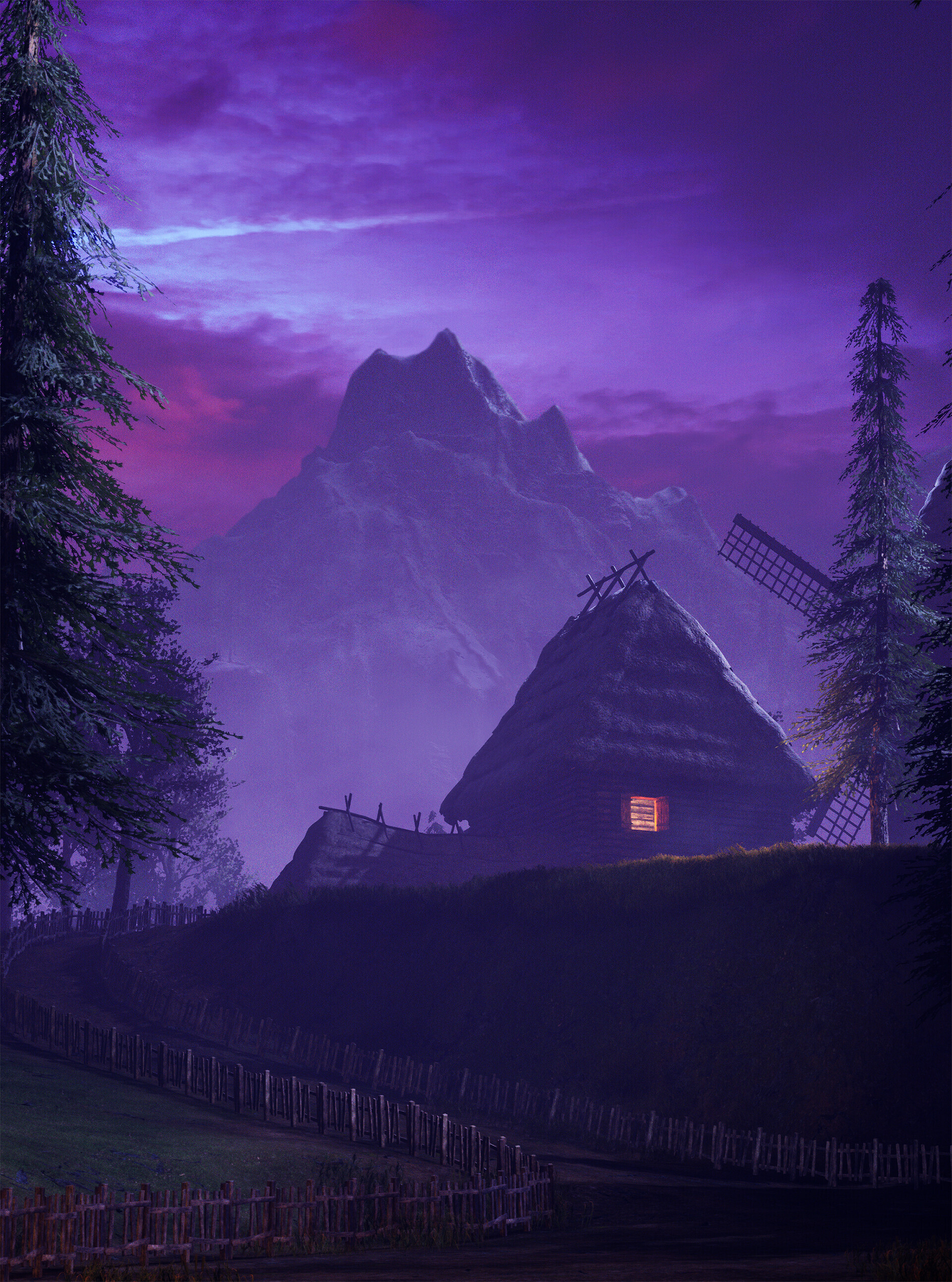 ArtStation - Medieval Village - Lighting