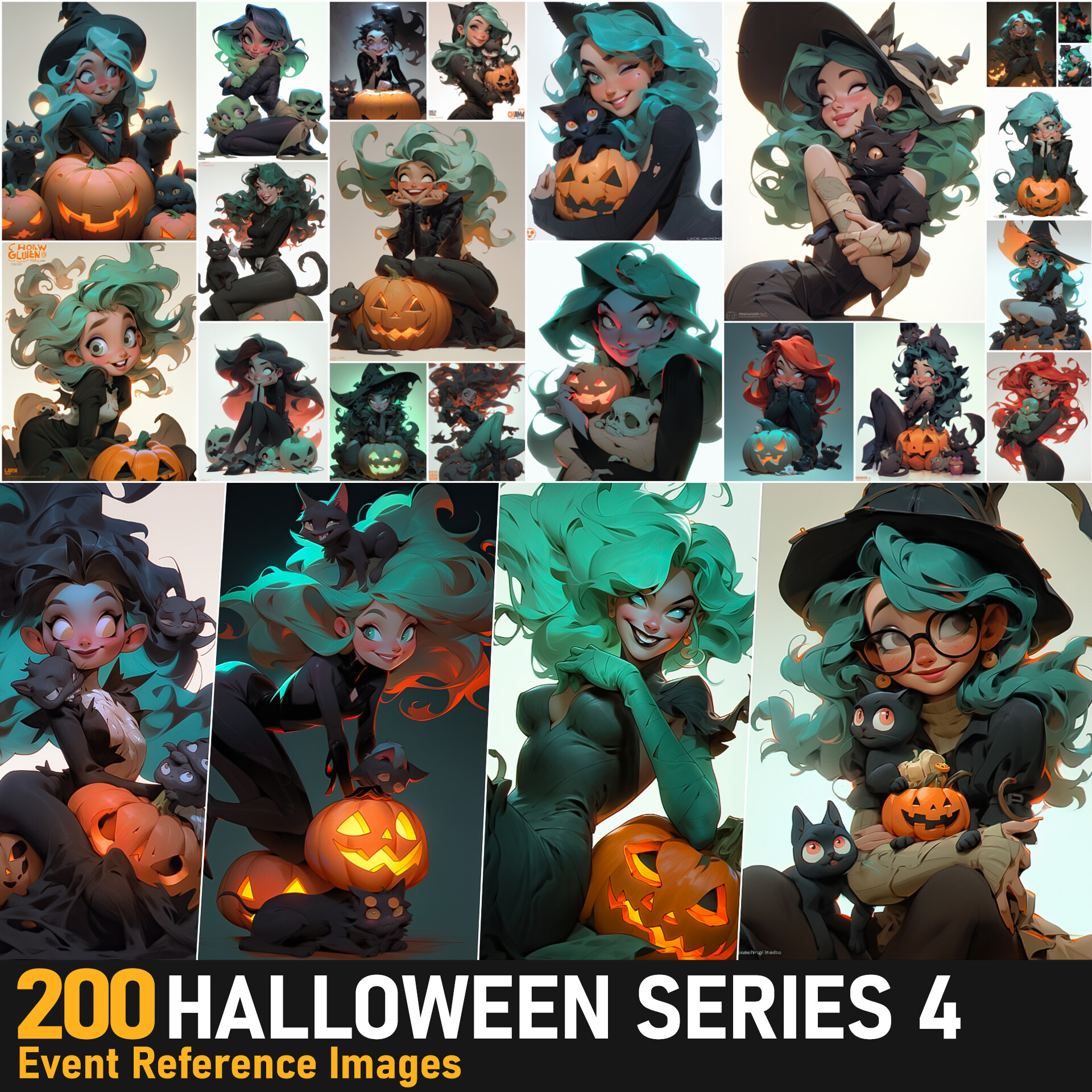 ArtStation - Halloween series 4| 4K Reference Images