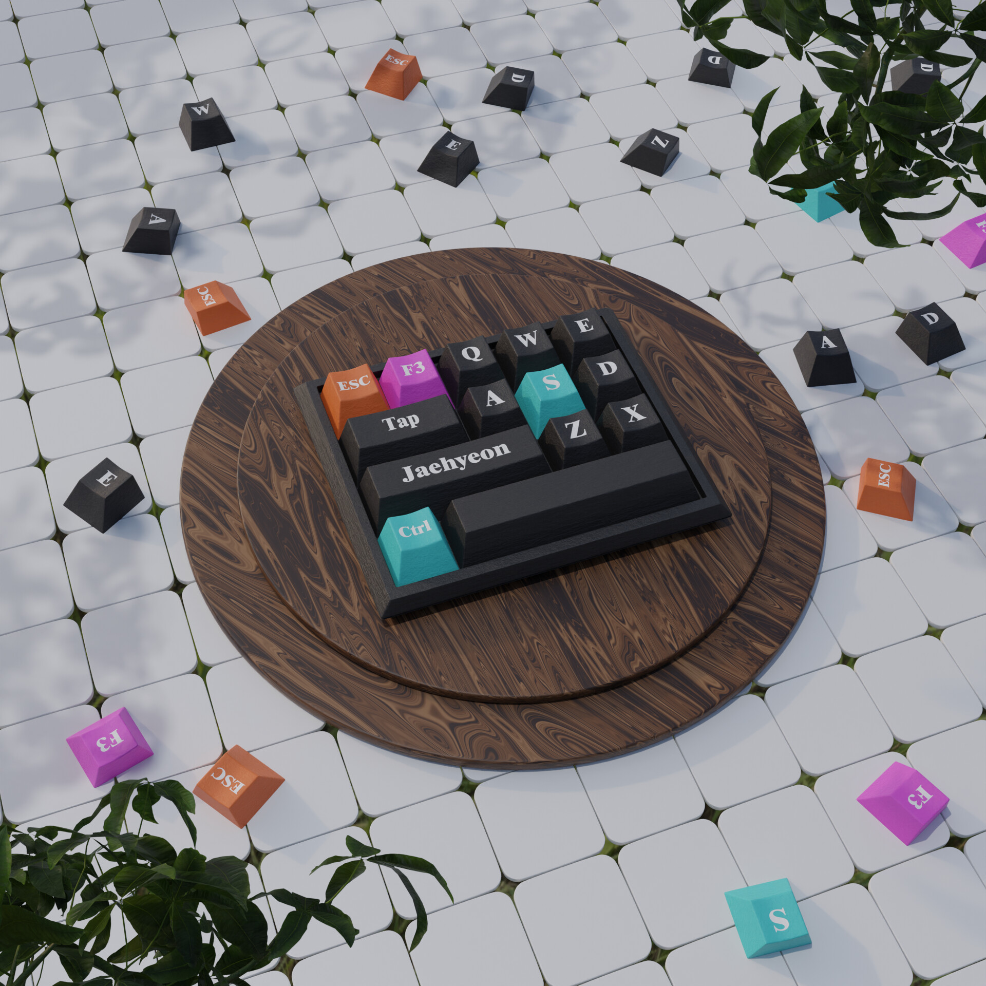 ArtStation - mini keyboard animation(sound)