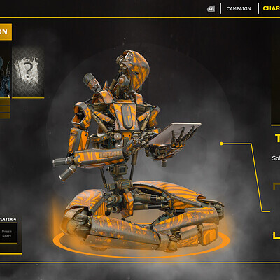 ArtStation - UI Tactical Bots