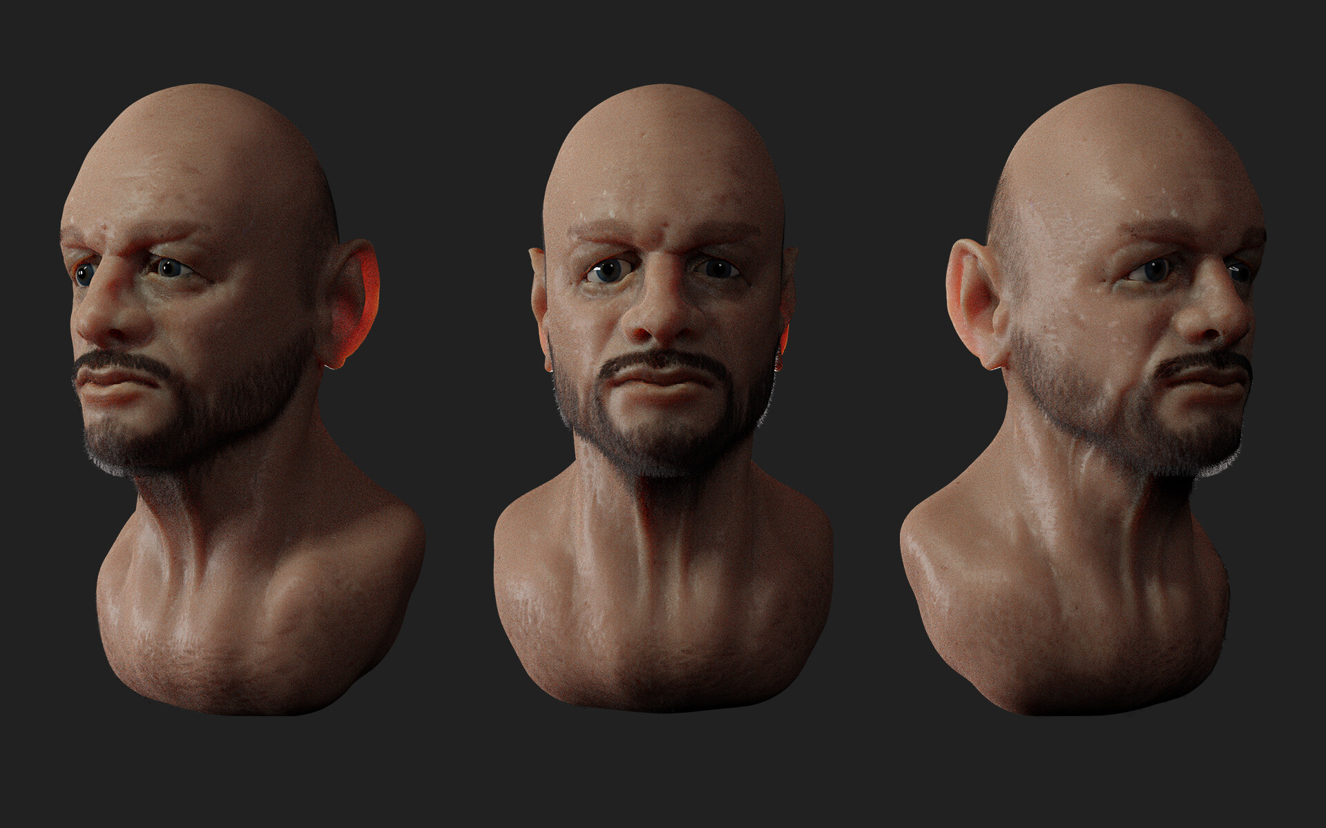 ArtStation - Blender 3D, Sculpting / Face 1