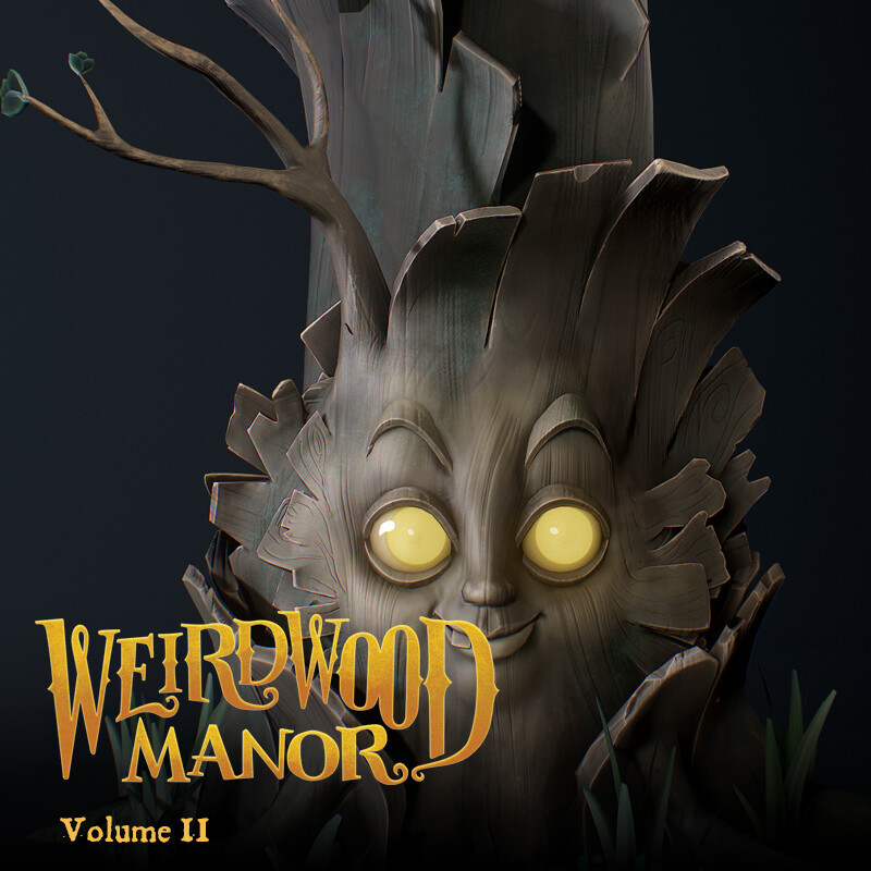 ArtStation - Cedar Choppy Bark - Weirdwood Manor Vol II