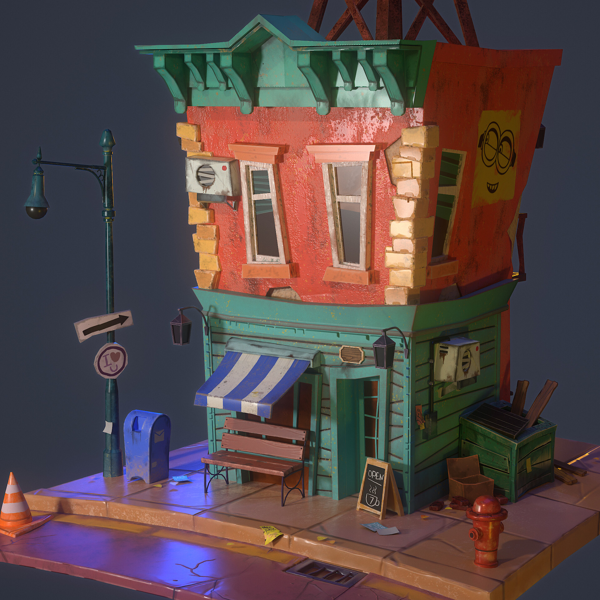 ArtStation - Red modeling 3d