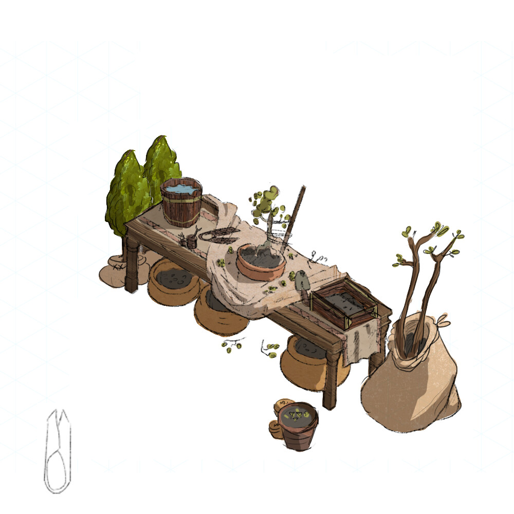 ArtStation - Ancient Roman Workstations Concept Arts