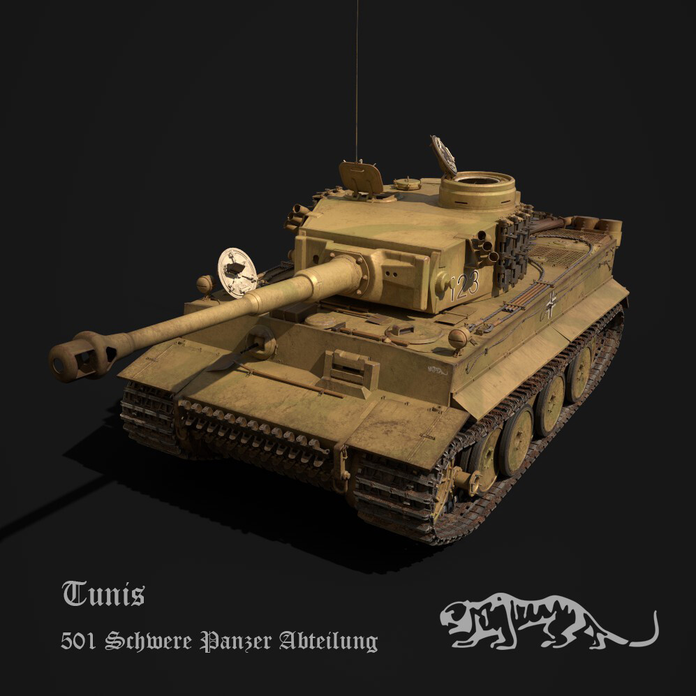 ArtStation - Tiger tank