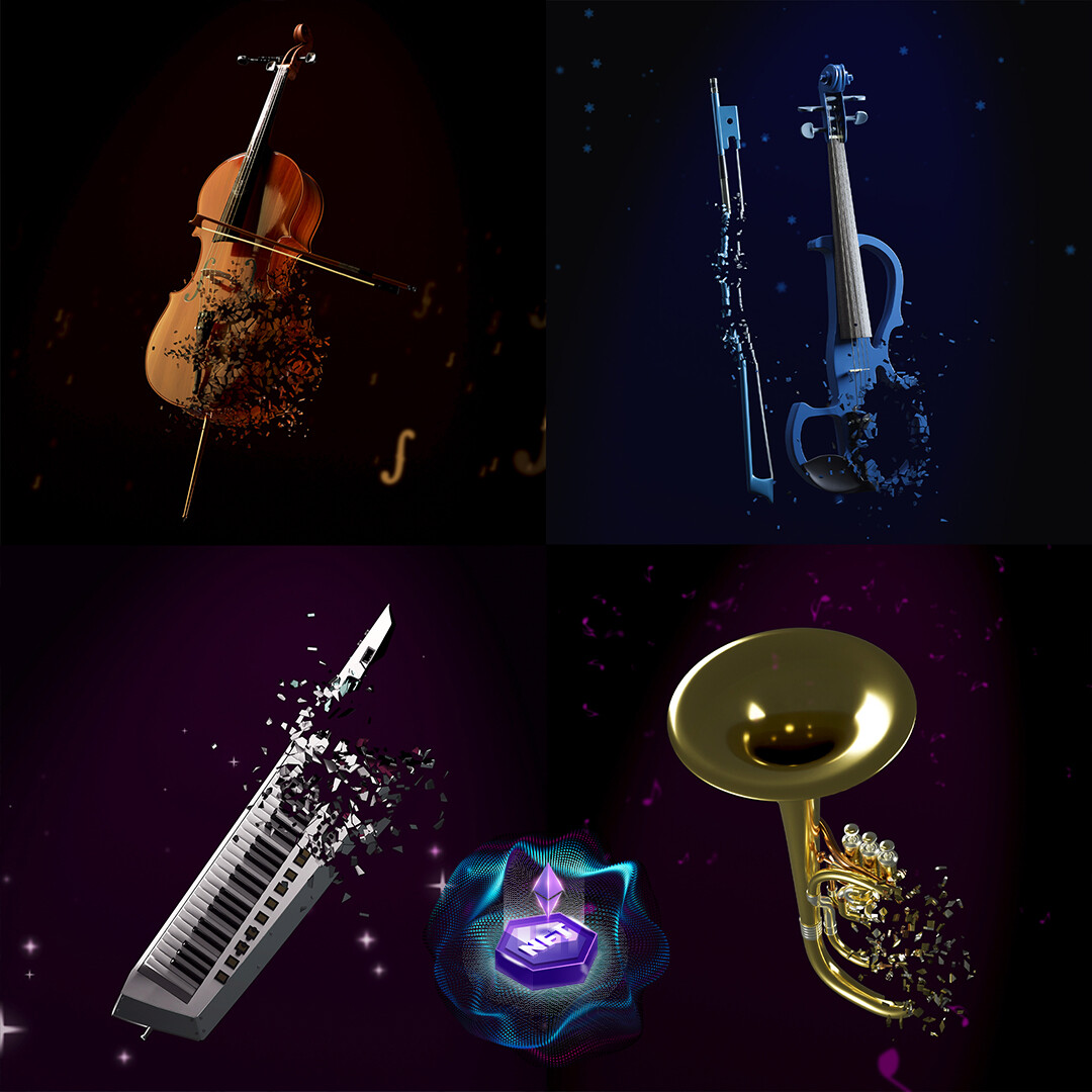 ArtStation - THE MUSIC OF THEBROKEN NFT collections