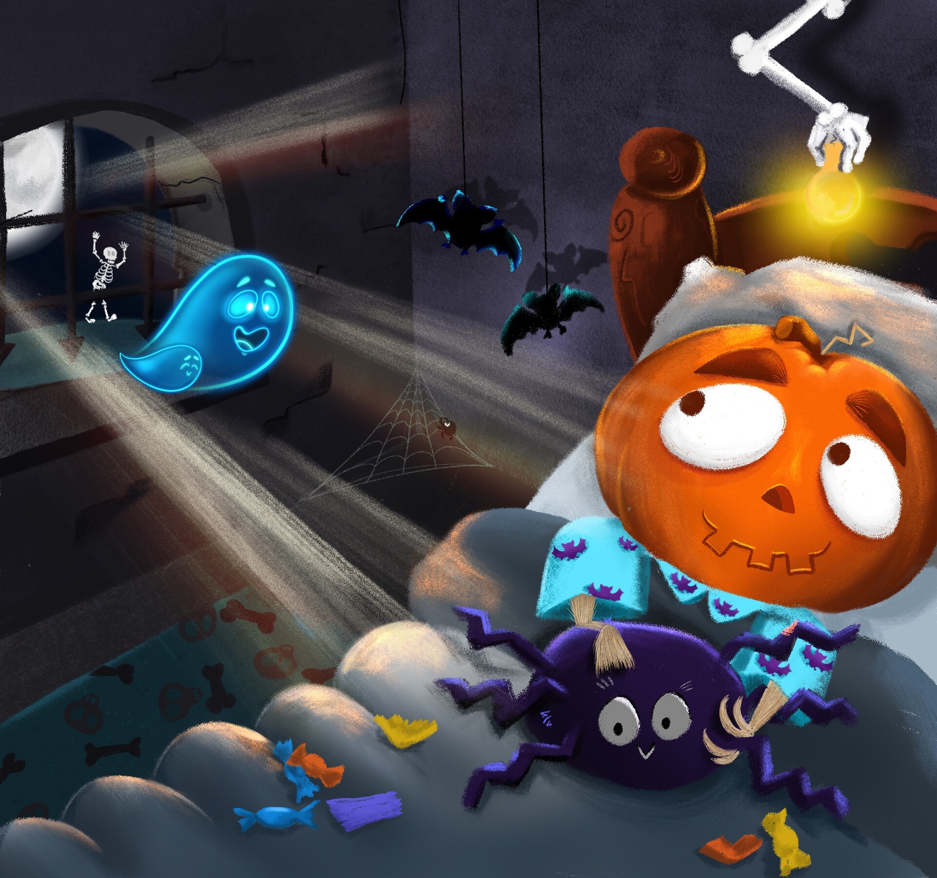 ArtStation - Children book "Happy pumpkin"