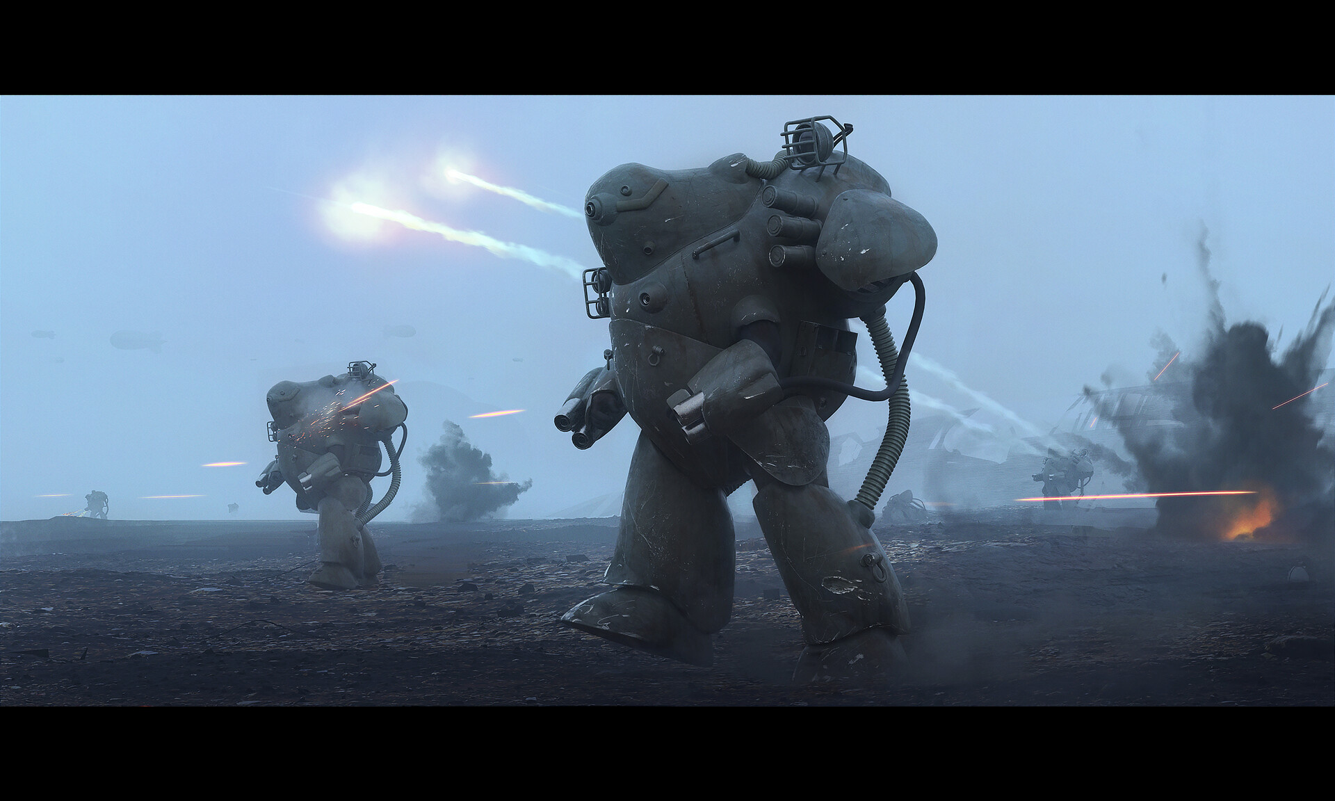 ArtStation - The mech war