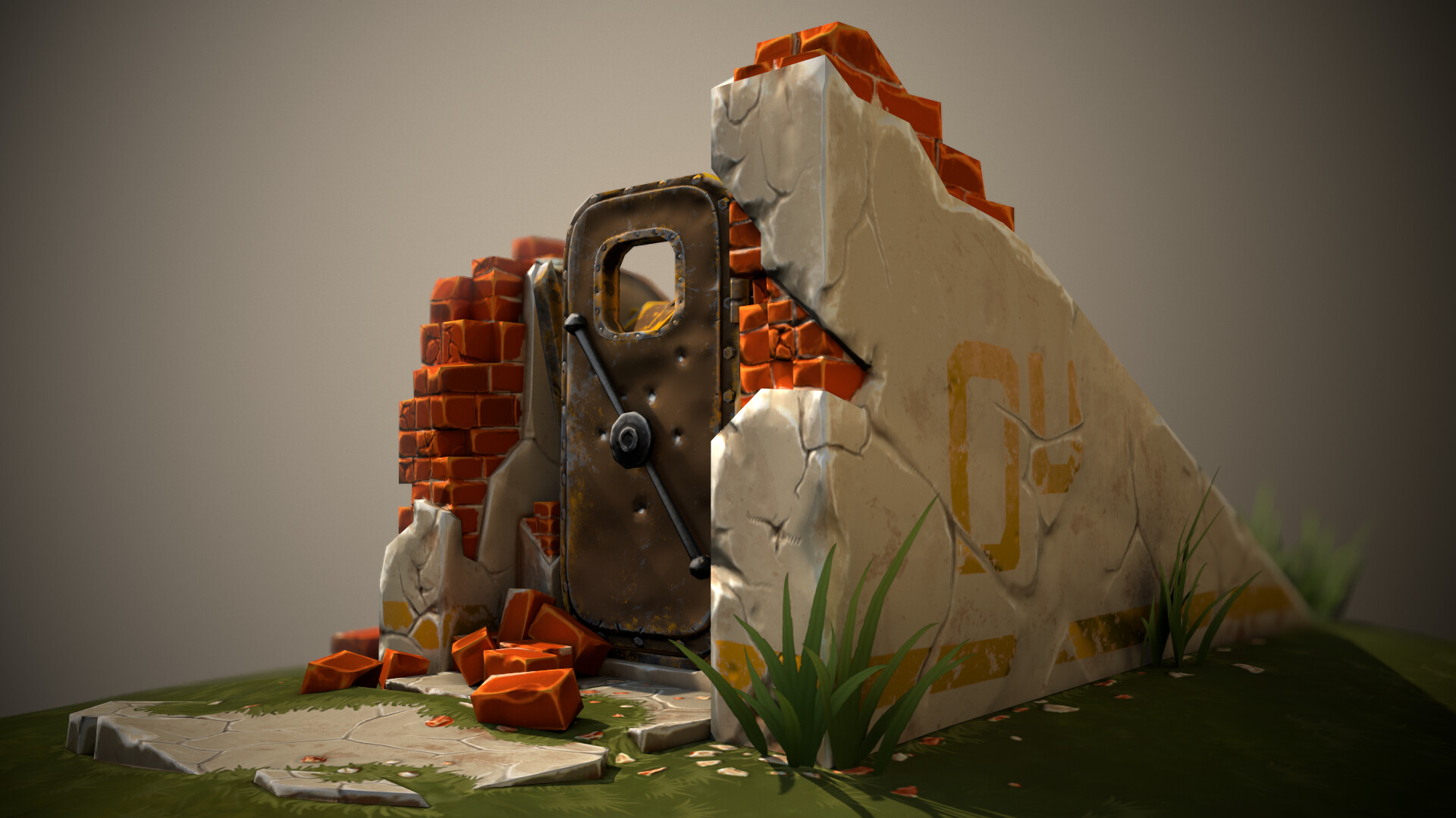 ArtStation - Old Post Apocalyptic Bunker