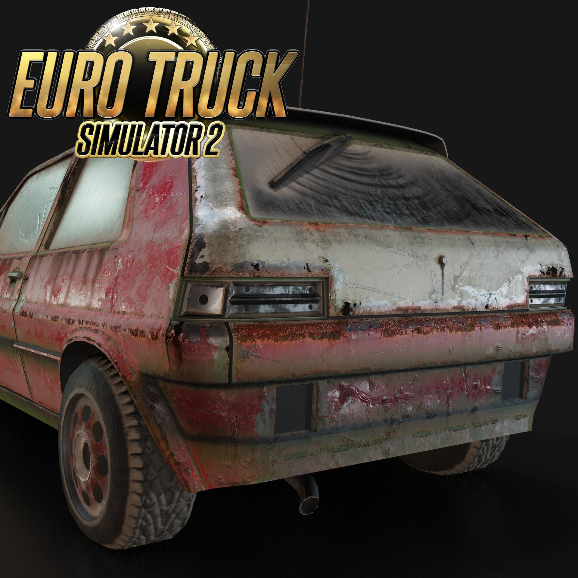 ArtStation - Euro Truck Simulator 2 - Abandoned Hatchback