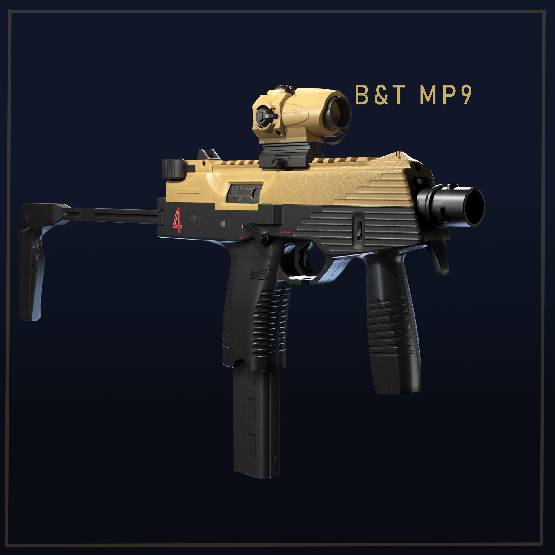 ArtStation - B&T MP9
