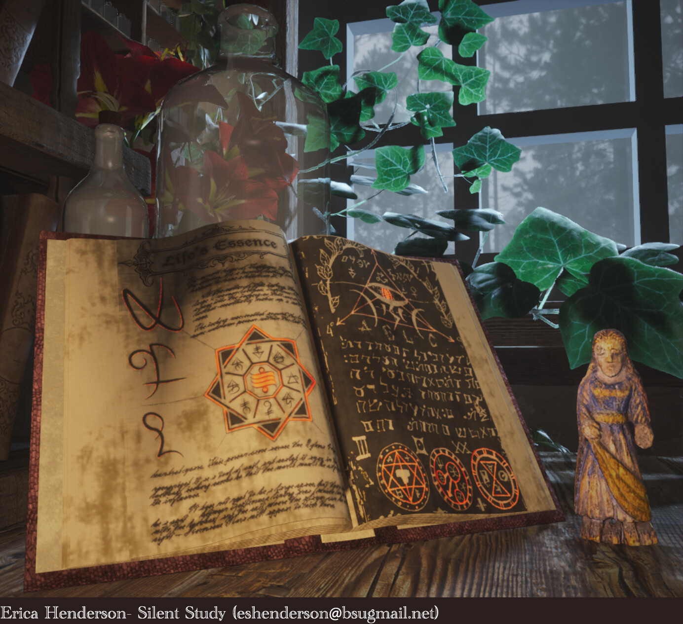 ArtStation - Silent Study - Progress