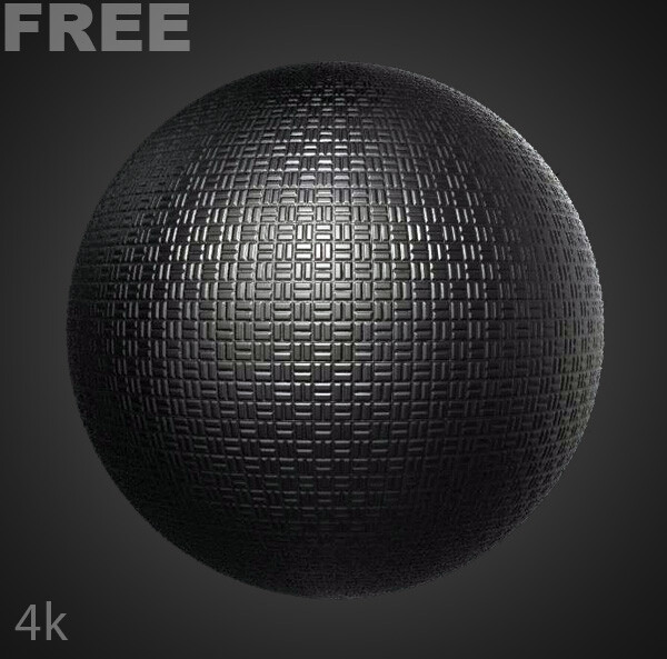 PBR Textures Free Download - Basket Pattern Rubber 3D Texture PBR ...