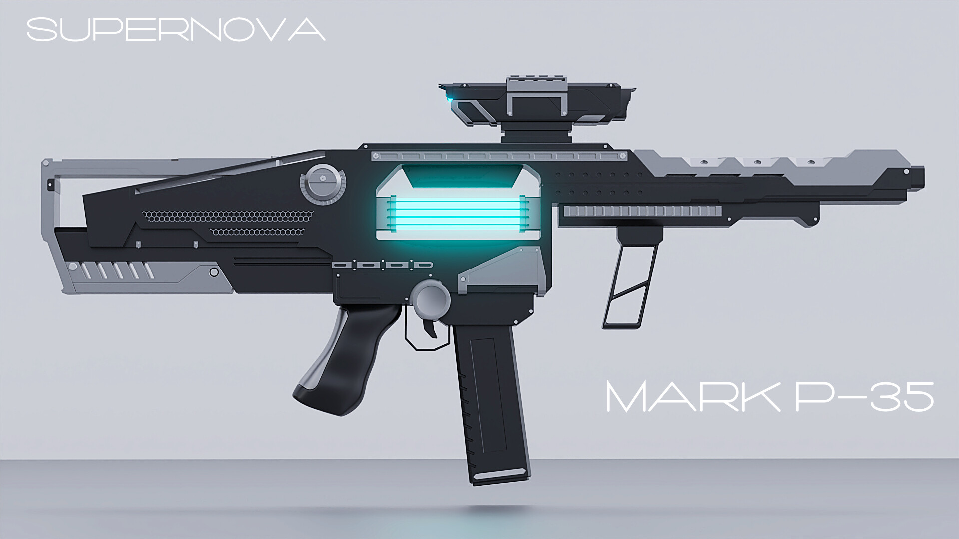 ArtStation - Futuristic Gun