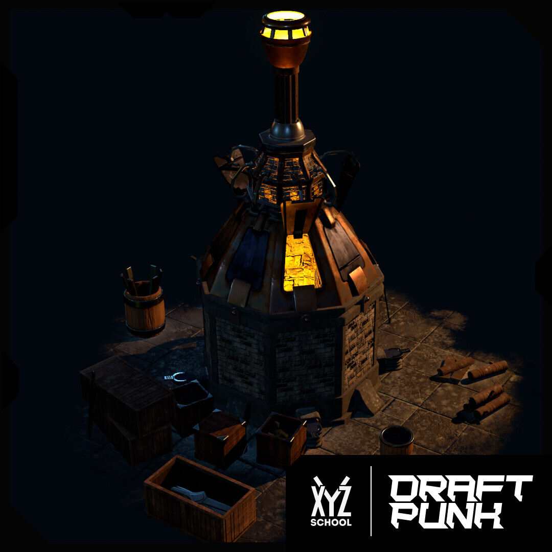 ArtStation - Stylized Fantasy Forge / Konstantin Davydenko / XYZ School