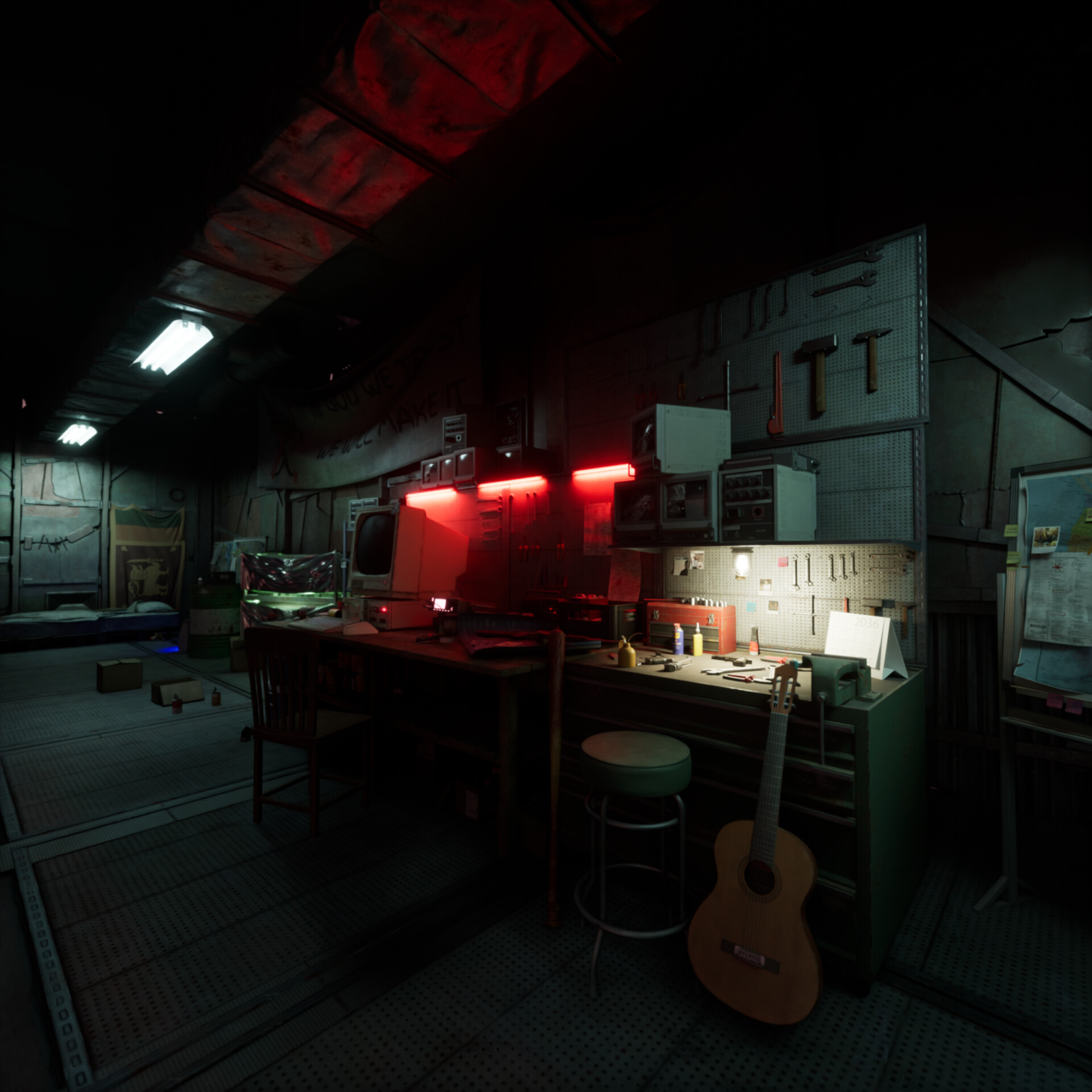 ArtStation - Zombie Survival House