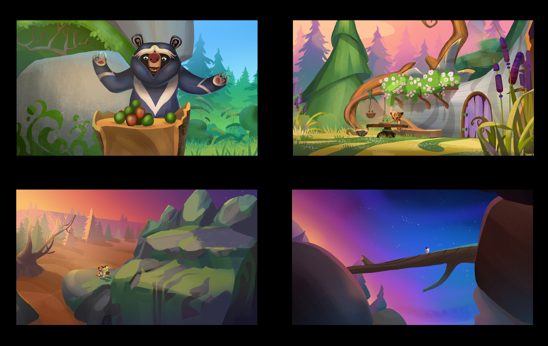 ArtStation - Leo & Tig / Color Scripts