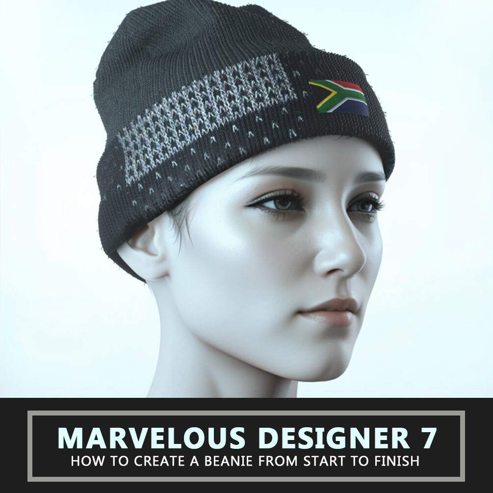 ArtStation - TUTORIAL - Marvelous Designer 7 - How To Create A Beanie