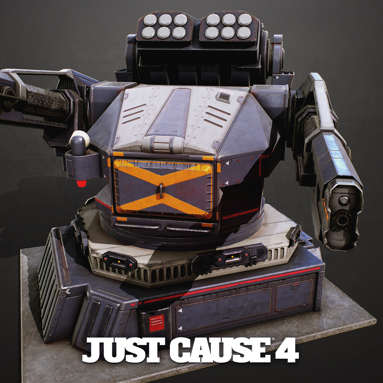 ArtStation - JC4: Double Laser Cannon