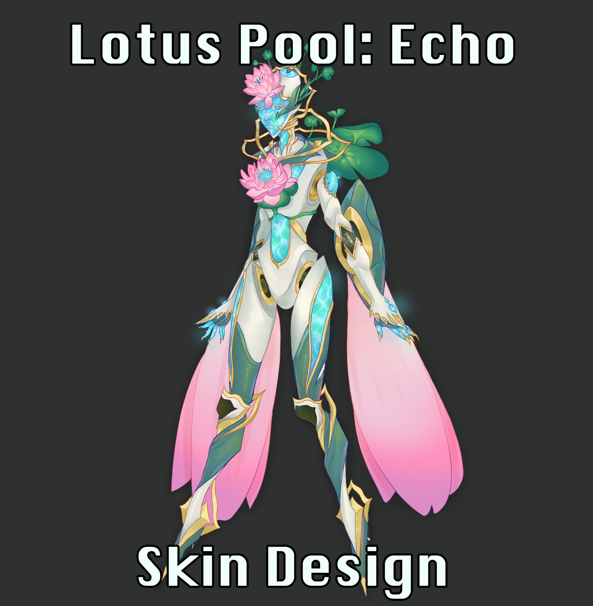 ArtStation - Echo Skin Concept - Lotus Pool