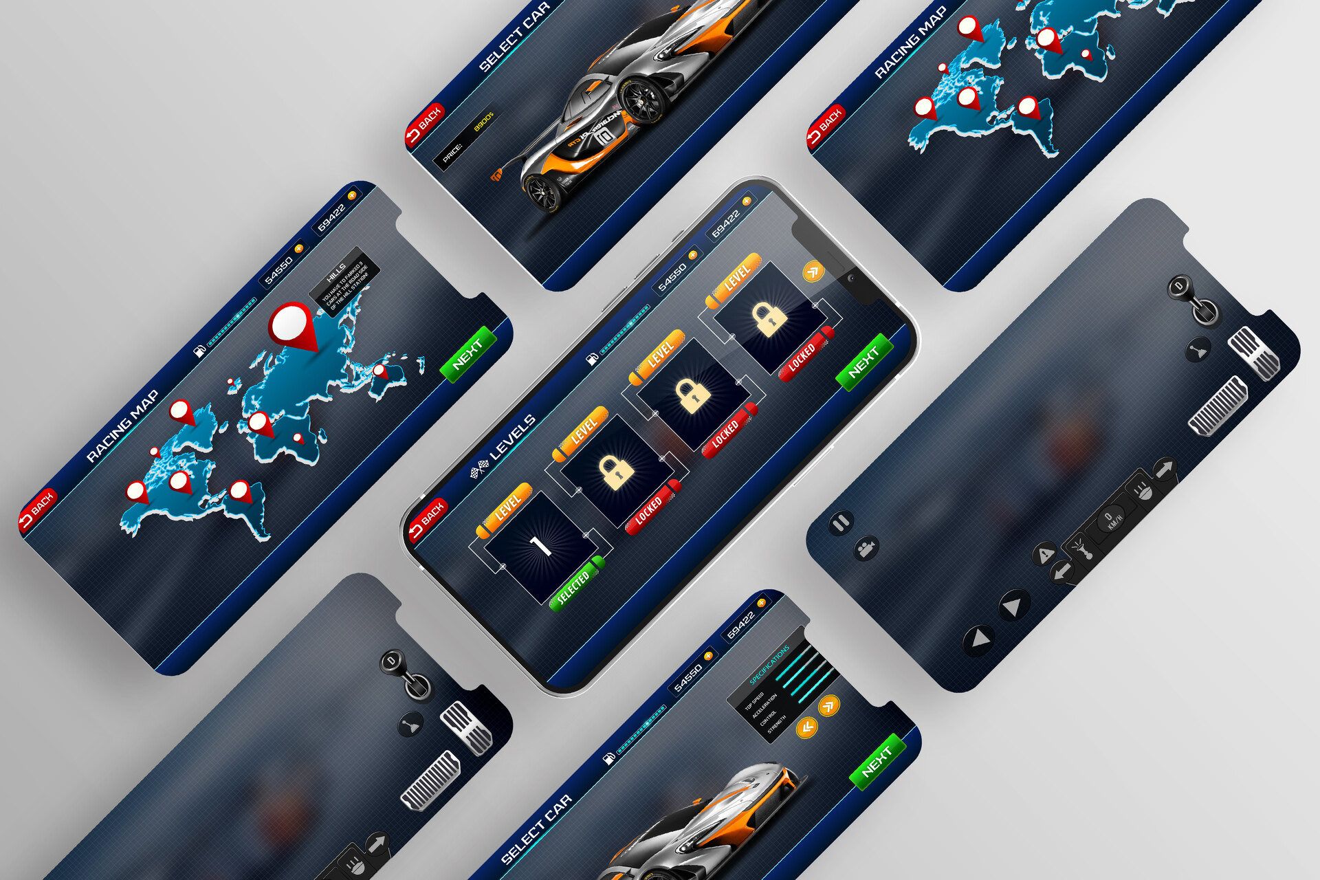 ArtStation - Car Parking Simulator Game UI