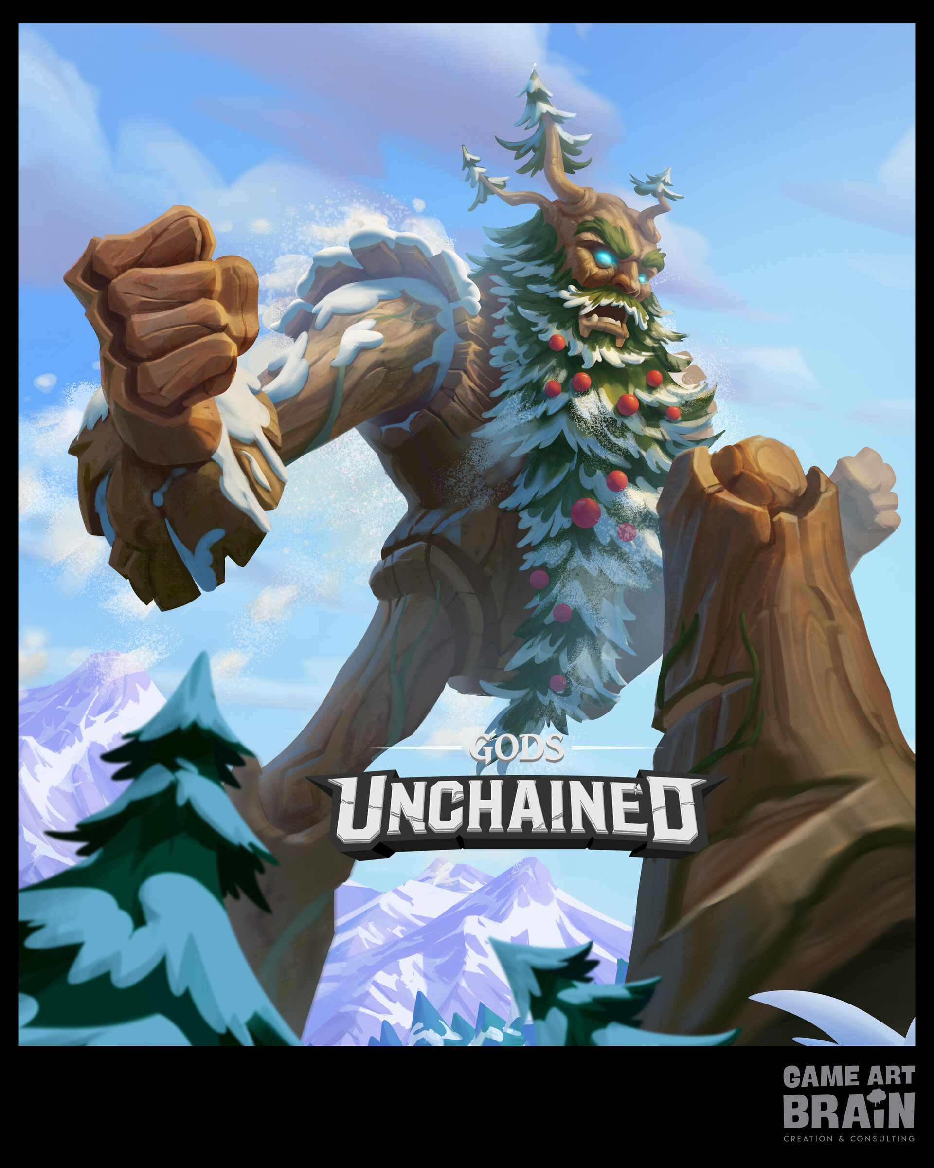 ArtStation - Gods Unchained Fir Tree