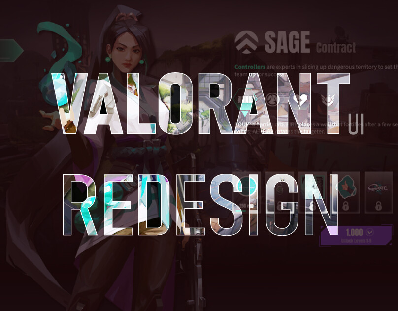 ArtStation - Valorant UI Redesign,Fanart