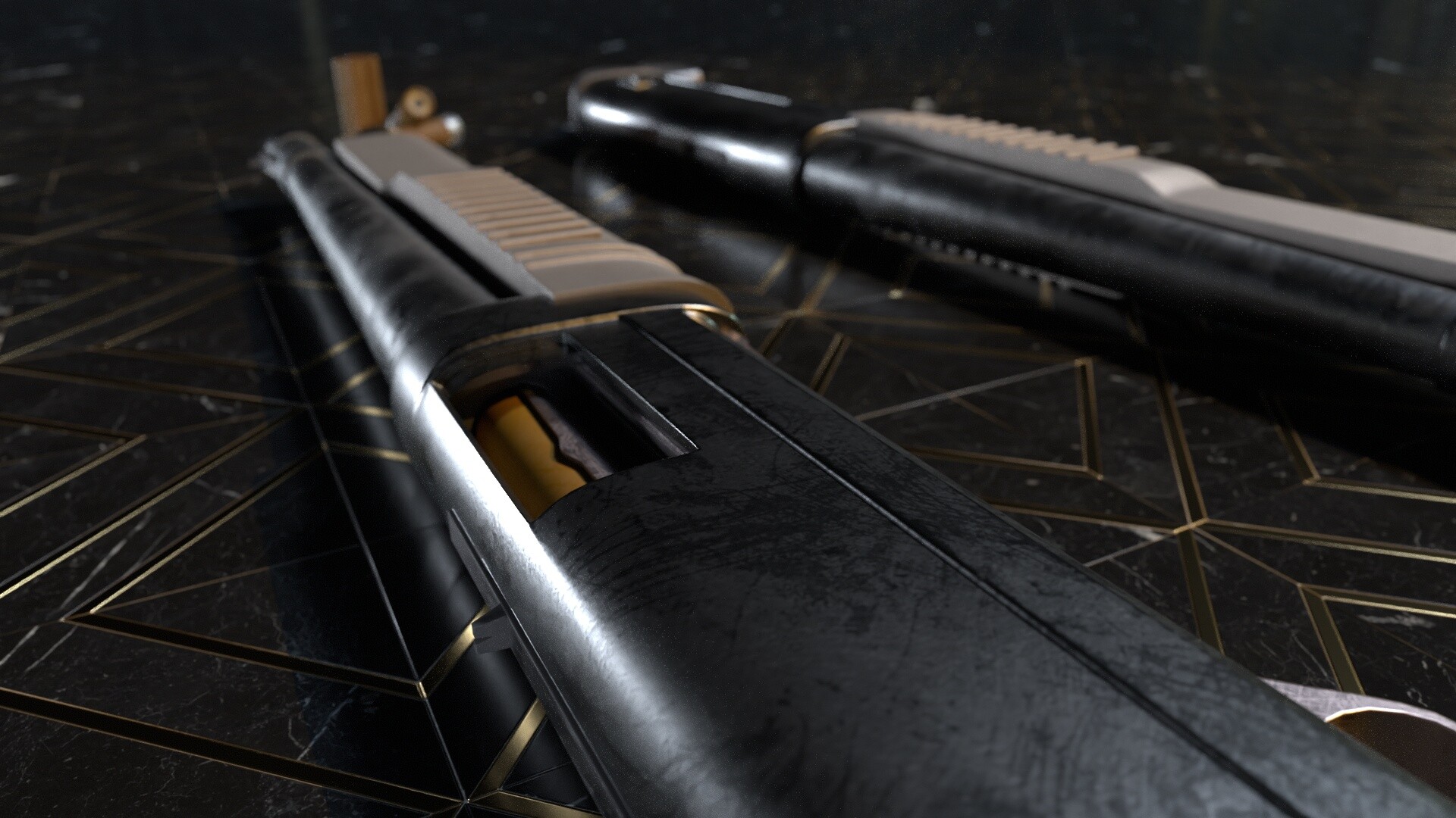 ArtStation - KS-23 Shotgun (1991)