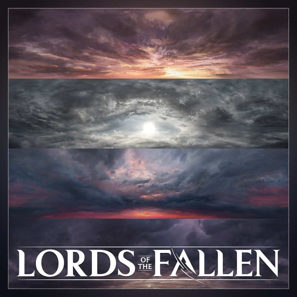 ArtStation - Lords of The Fallen - Sky Paintings