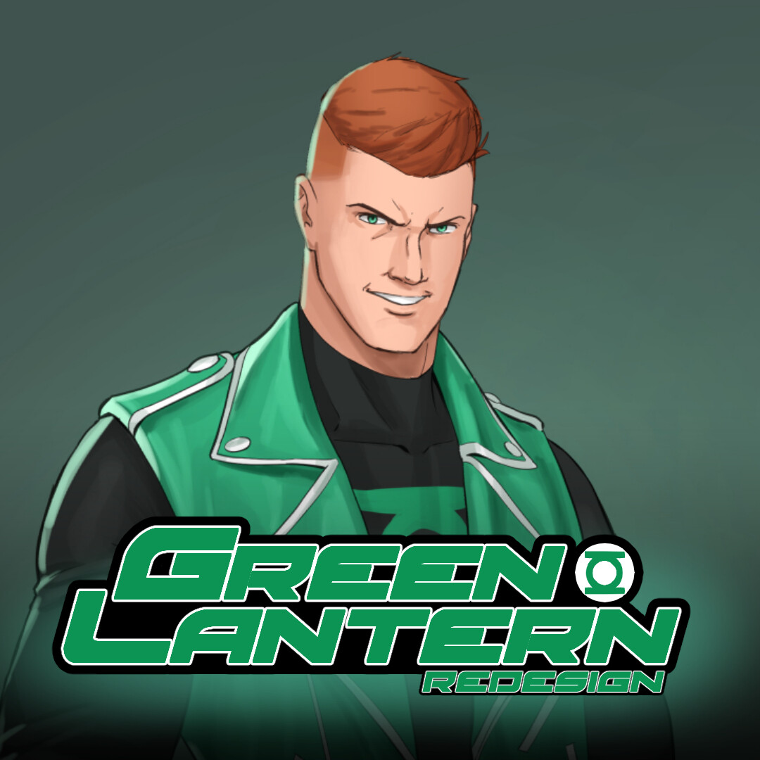 ArtStation - Green Lantern Guy Gardner redesign