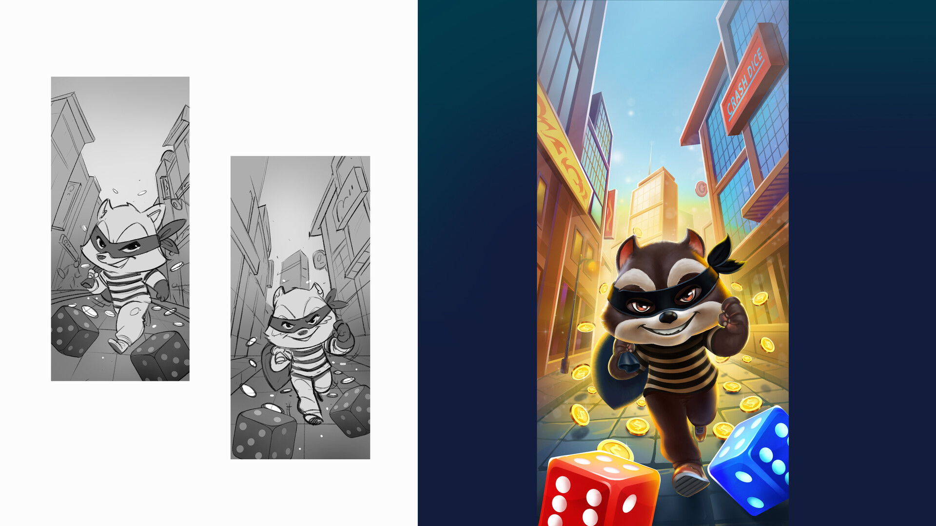 ArtStation - Raccoon Character Design