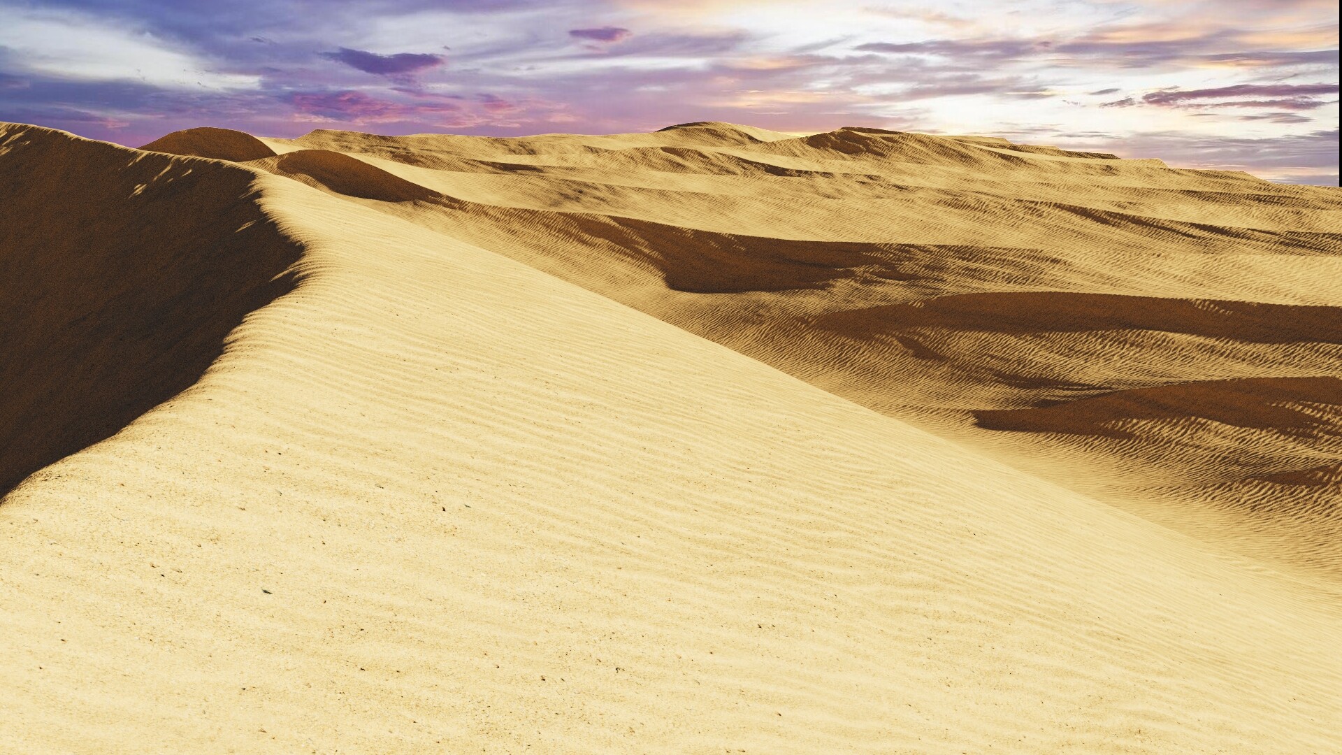 ArtStation - Procedural Sand Dunes practice