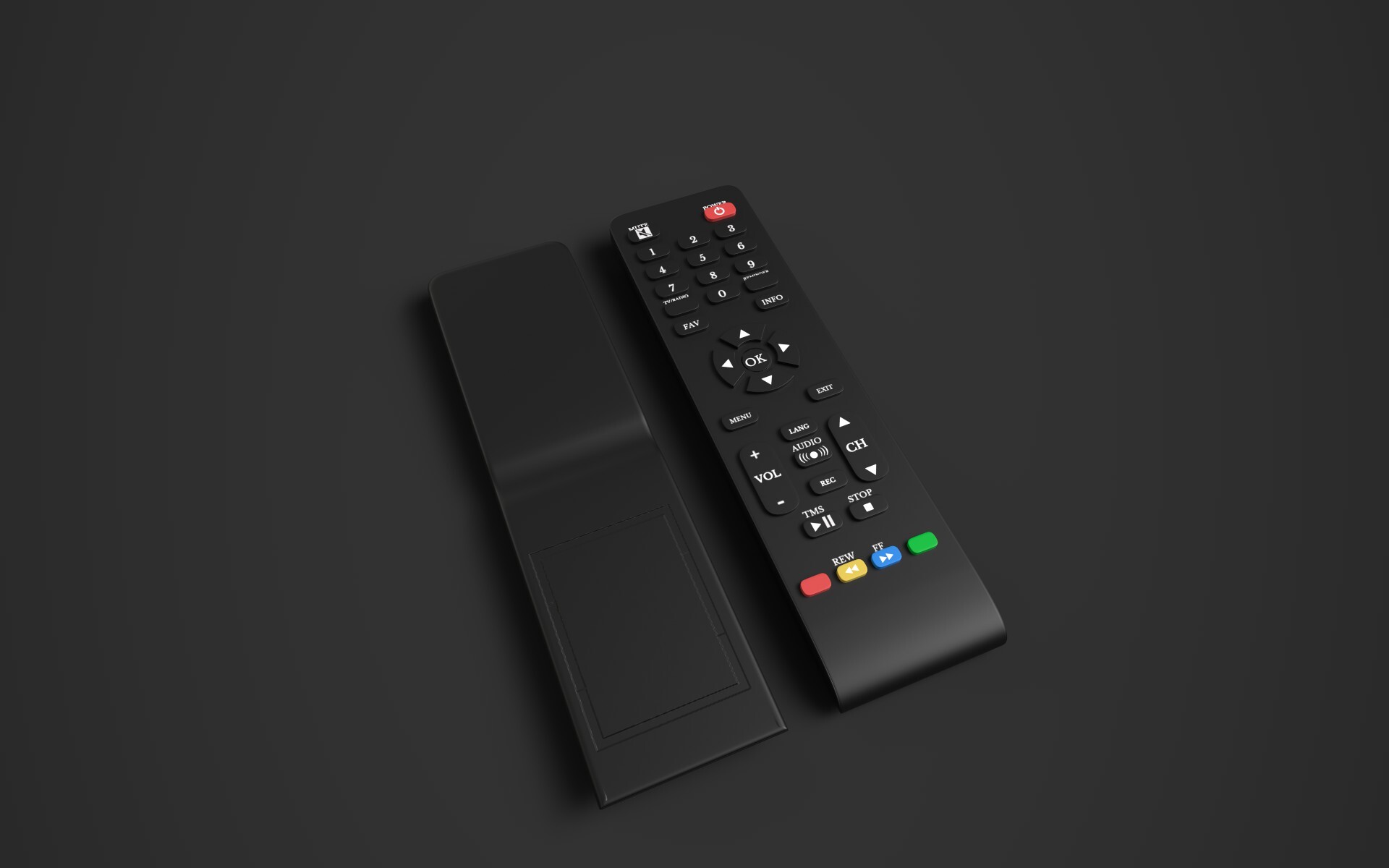 ArtStation - TV Remote control