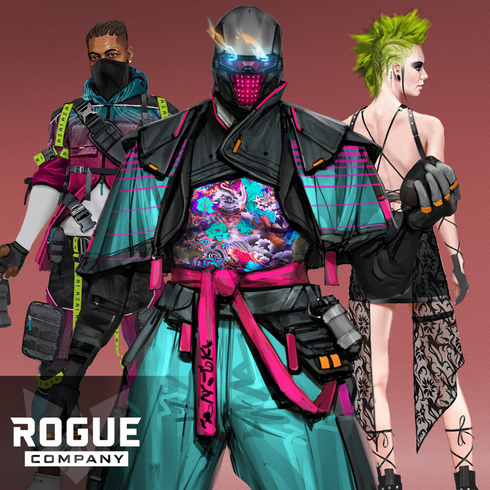 ArtStation - Various skins for Rogue Company