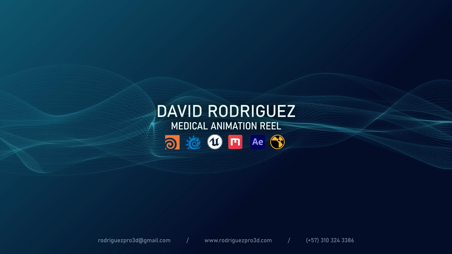 David Rodriguez - Animator & VFX Artist - Medical Animation Reel