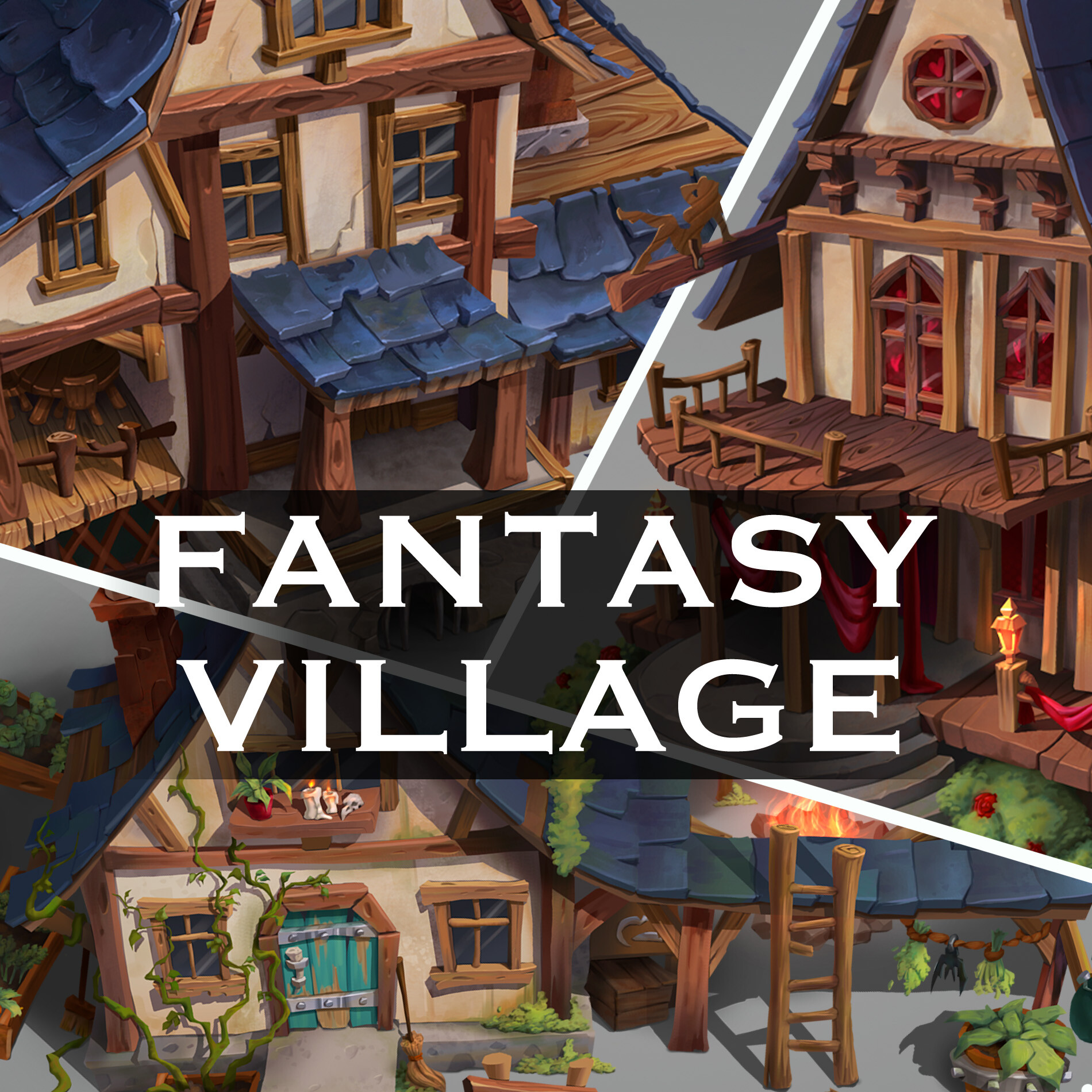 ArtStation - Fantasy village