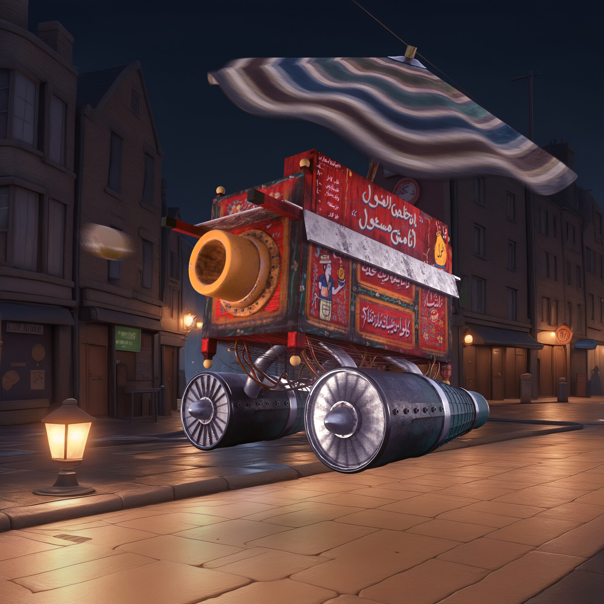 ArtStation - Egyptian Bean Cart