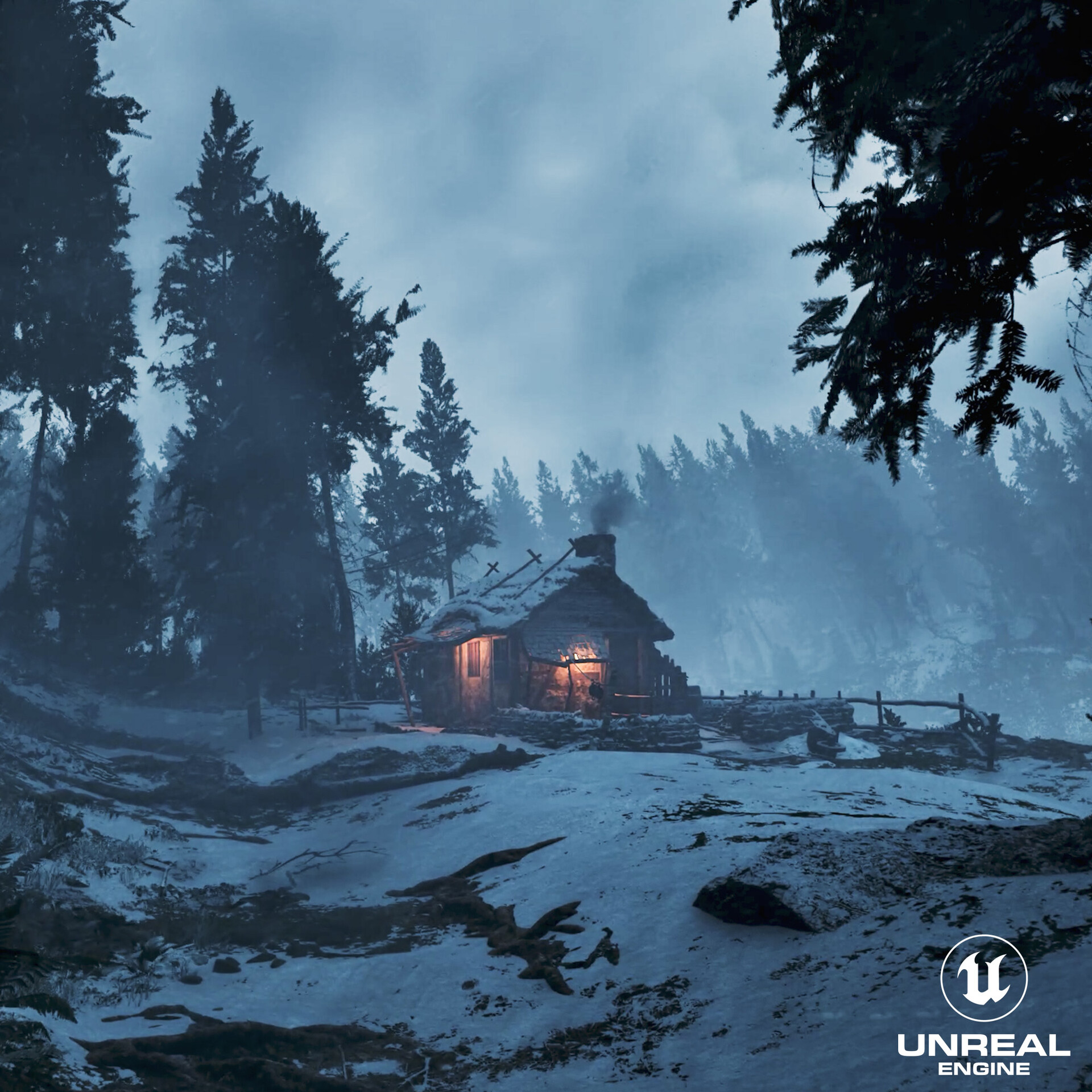 ArtStation - Snow Blizzard Sky Creator Unreal Engine 5.2 Lumen Nanite ...