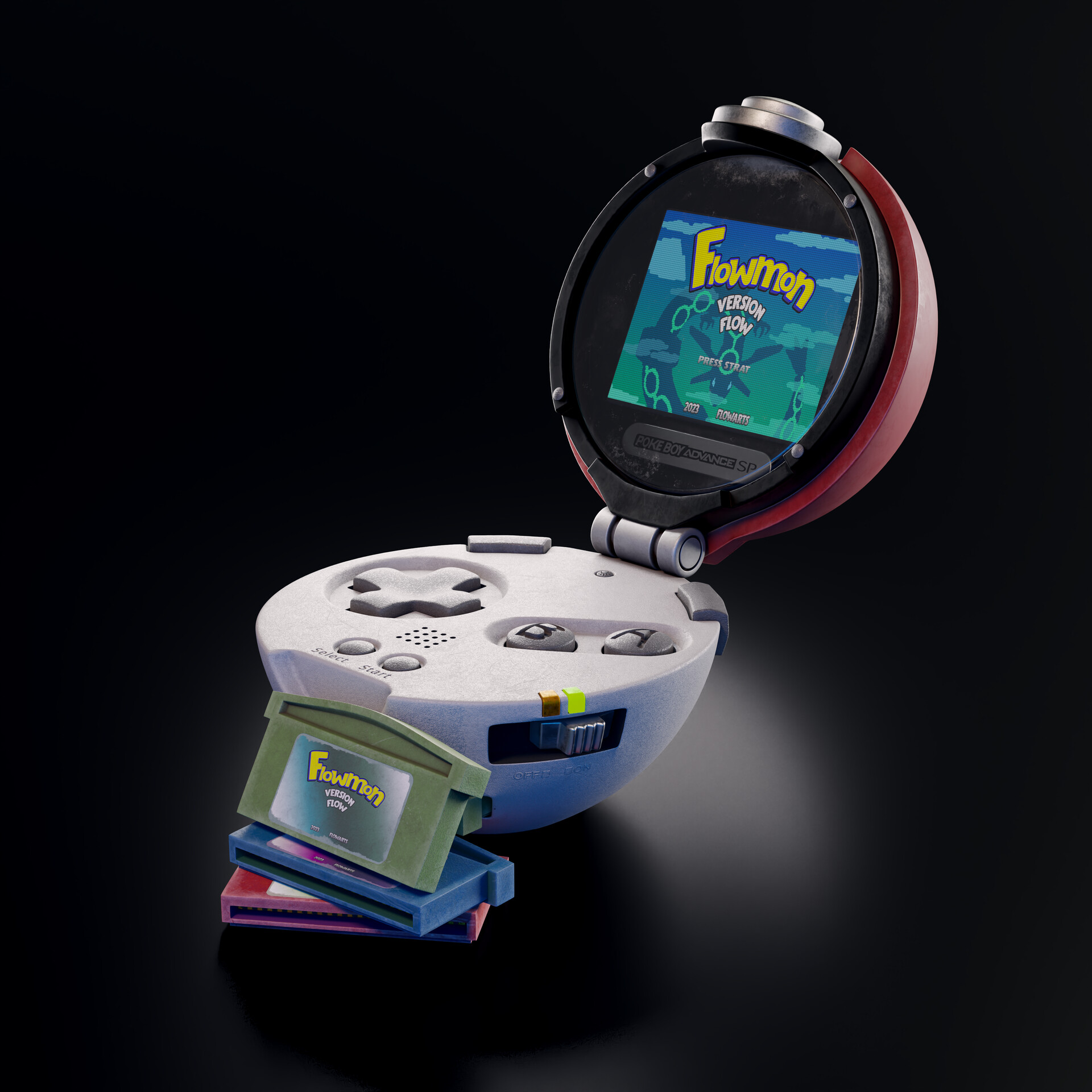 ArtStation - PokeBoy Advance SP