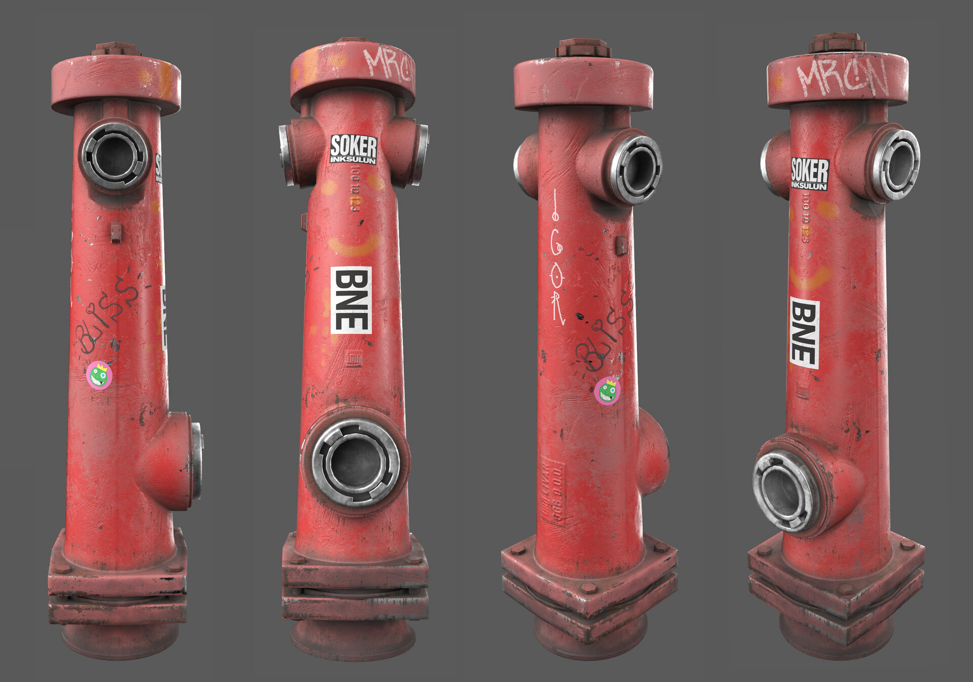 ArtStation - Fire Hydrant - 3D Model