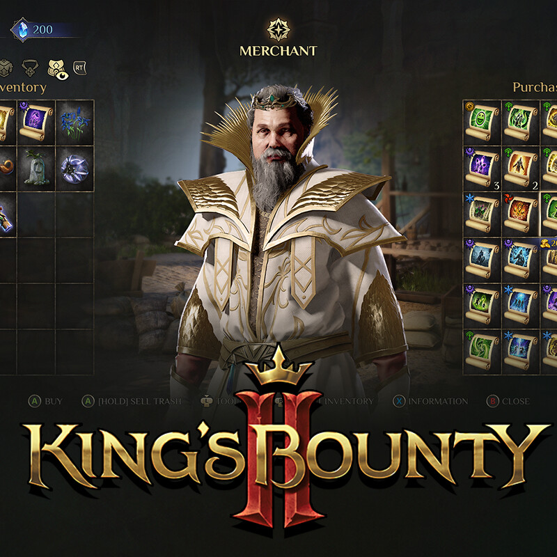 ArtStation - King's Bounty 2: UI Concepts (Merchants)