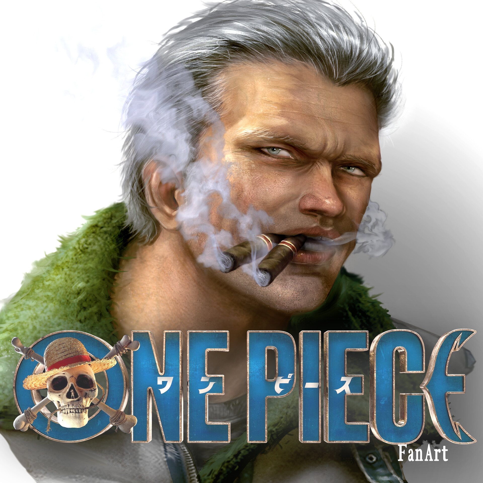 ArtStation - Smoker from One Piece