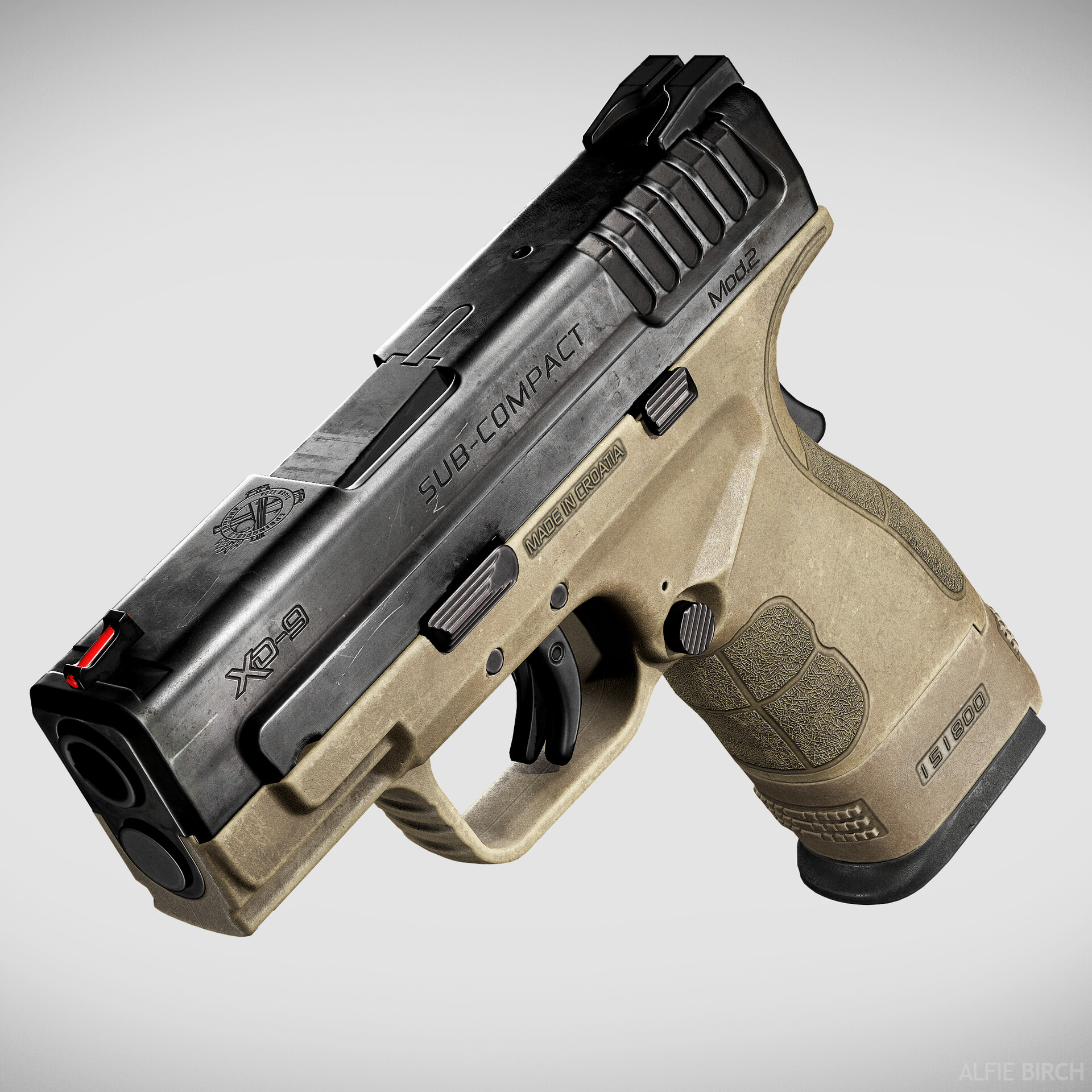 ArtStation - Springfield XD Mod 2