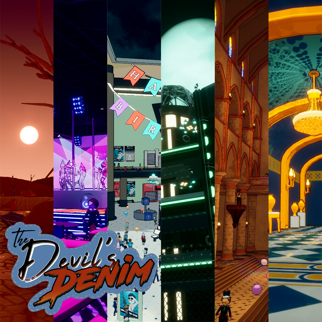 ArtStation - The Devil's Denim (Game Environments)