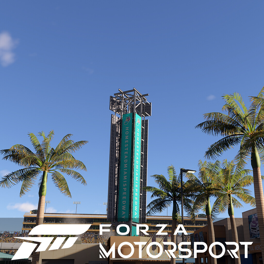 ArtStation - Forza Motorsport: Homestead Miami Speedway