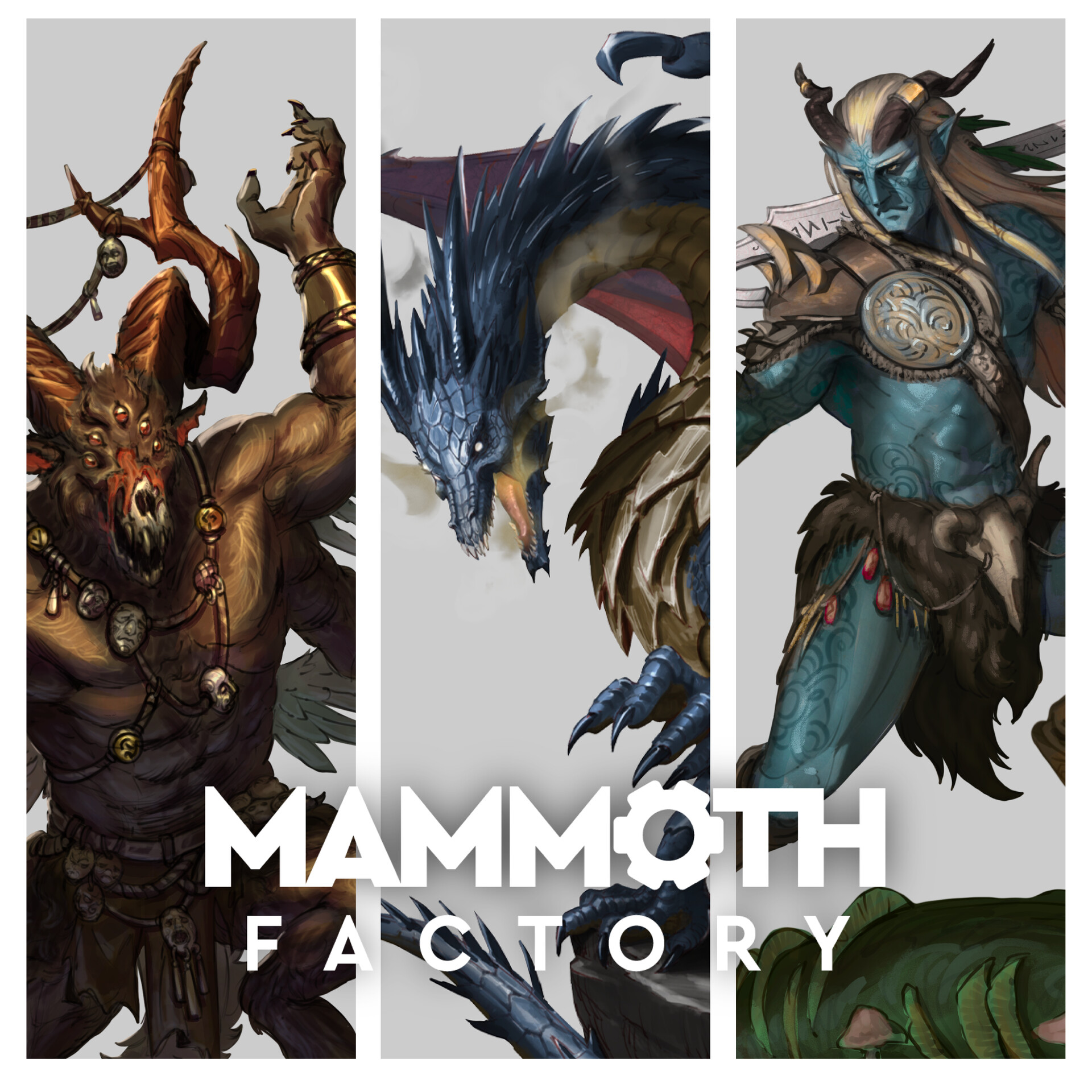 ArtStation - Mammoth Factory - Miniatures Concept Art