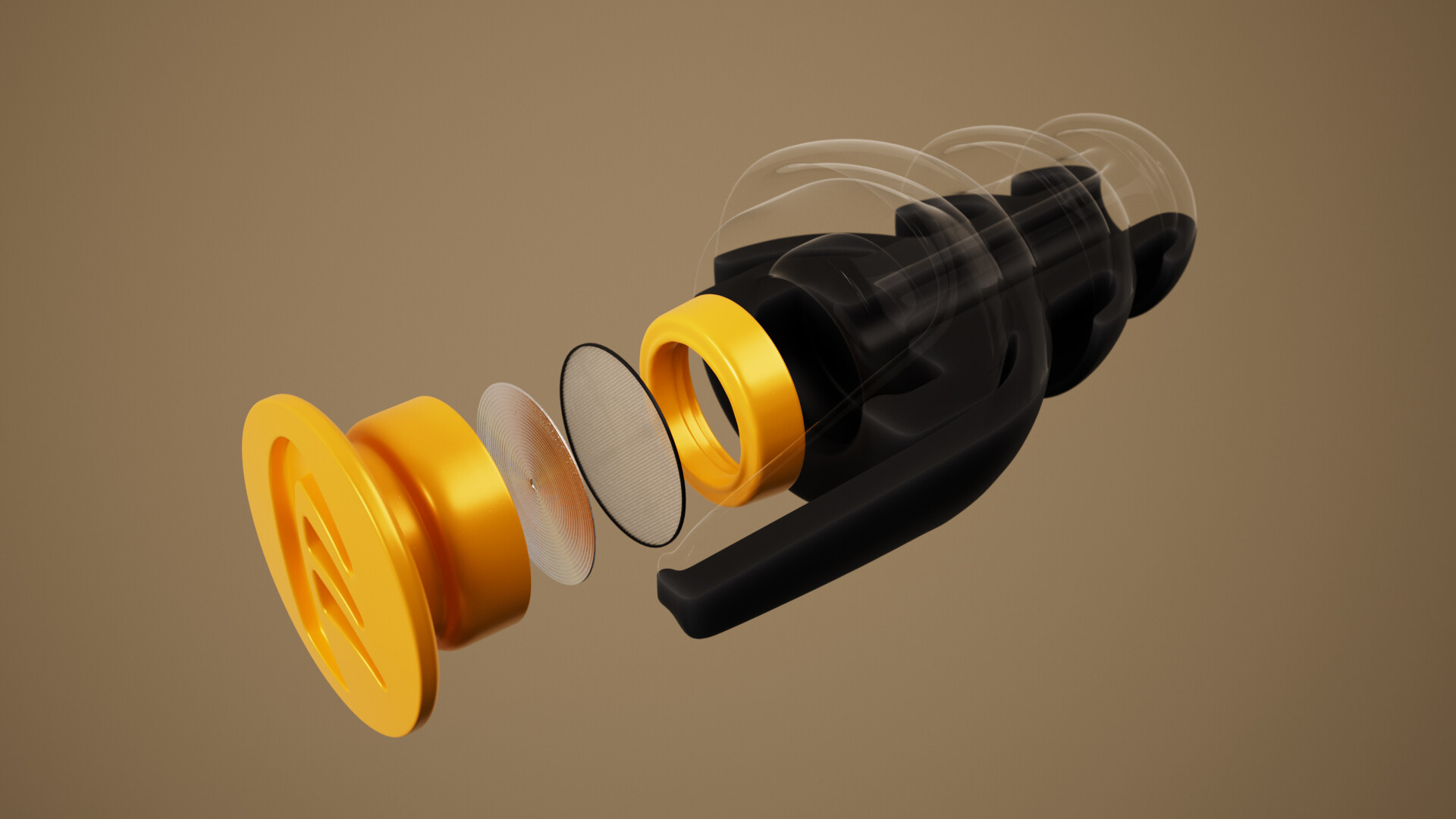 ArtStation - Dynamic Ear - Exploded view