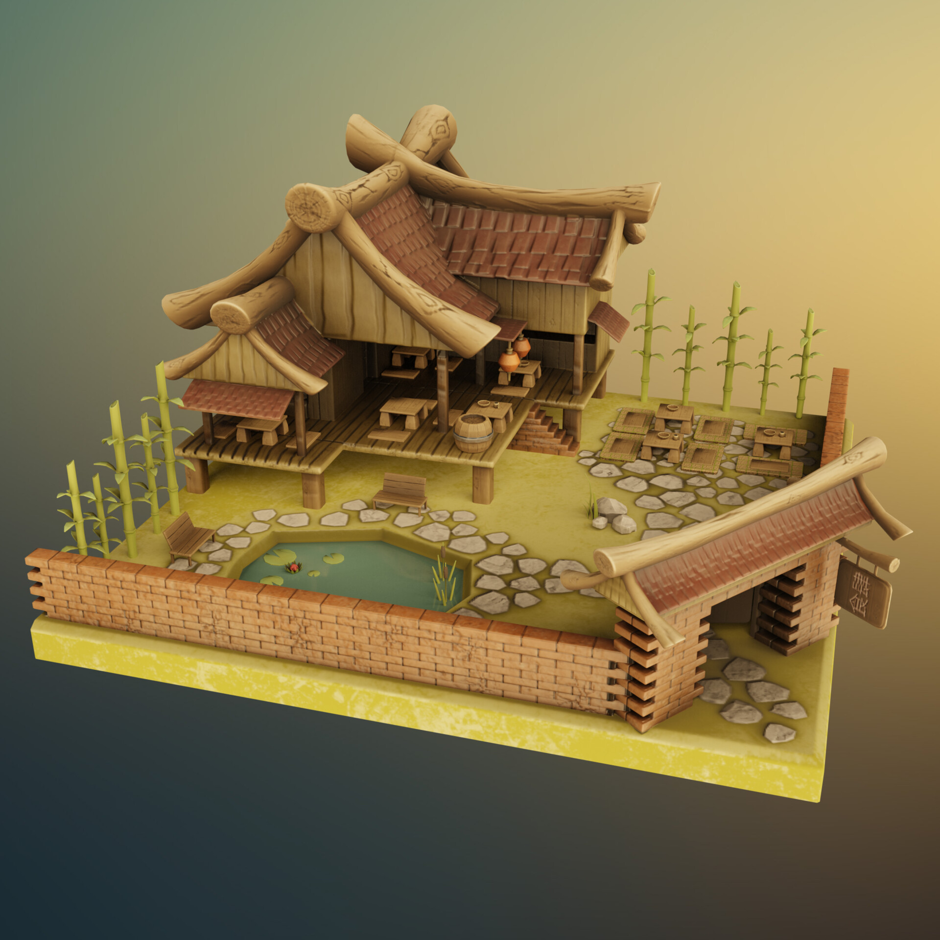 ArtStation - Asia House