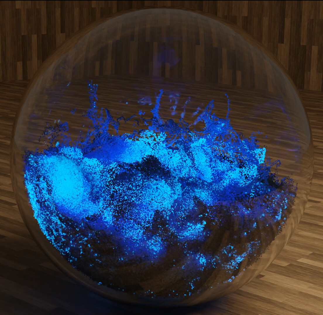 ArtStation - Fluid Particle Animation