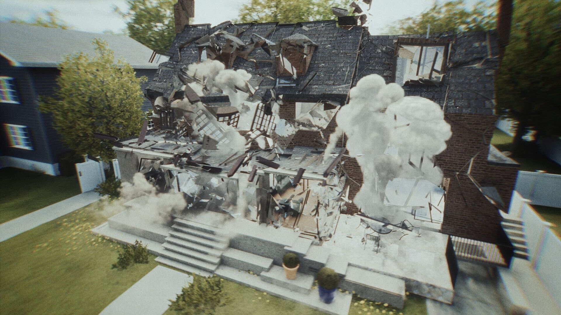 ArtStation - House Explosion